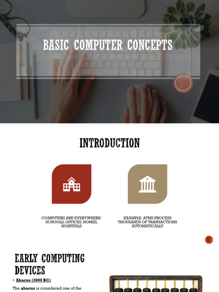 Basic Computer Concepts Lesson 1 | PDF | Integrated Circuit | Computing