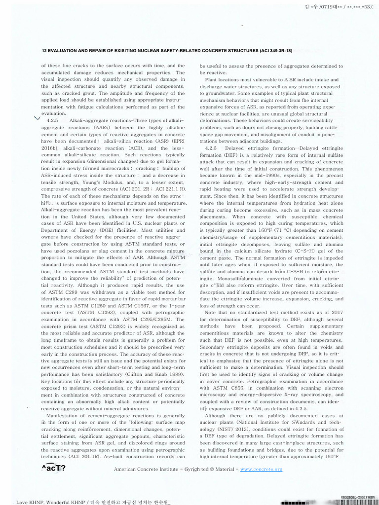 ACI 349.3R-1 | PDF | Concrete | Corrosion