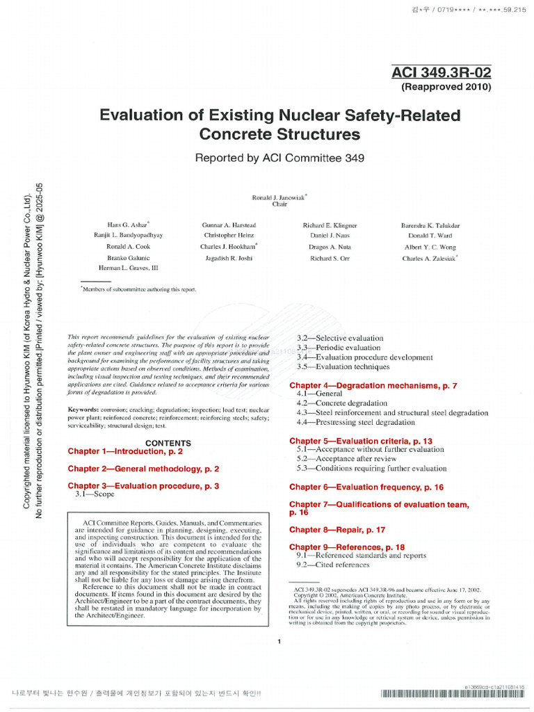 ACI 349.3R(02) | PDF