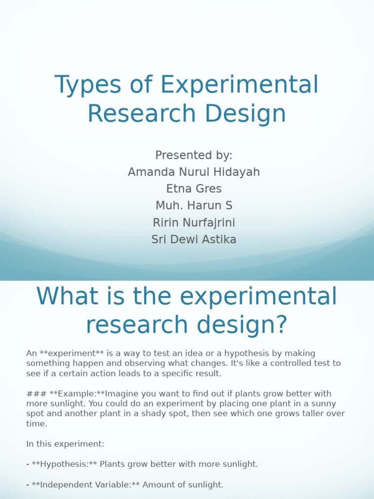 Scientific Method and Experimental Design (3) | PDF | Experiment ...