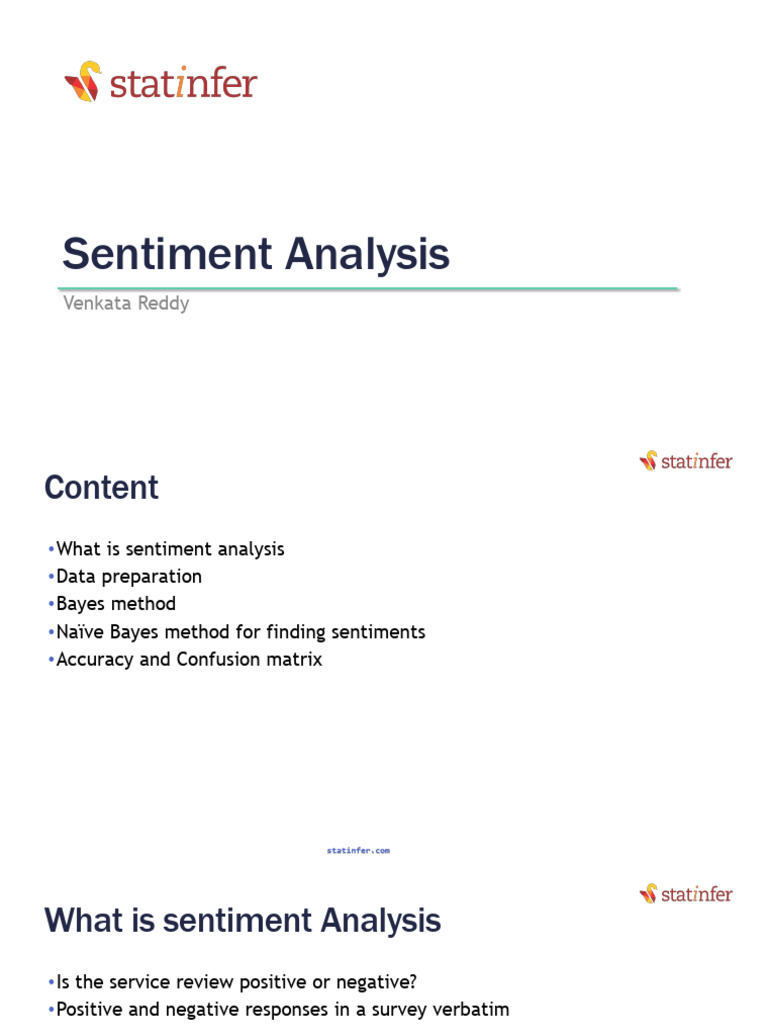 2. Sentiment Analysis Calss v2 | PDF | Information Science | Cognitive ...
