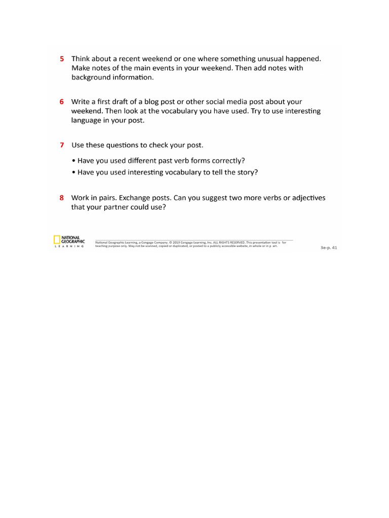 Unit 3e_Writing a Blog | PDF