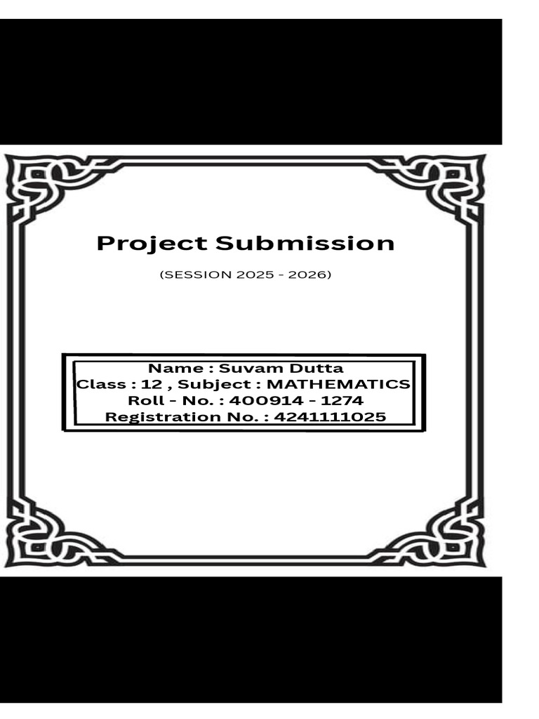 Name Suvam Dutta Class 12 , Subject Chemistry Roll - No. 400914 - 1274 ...