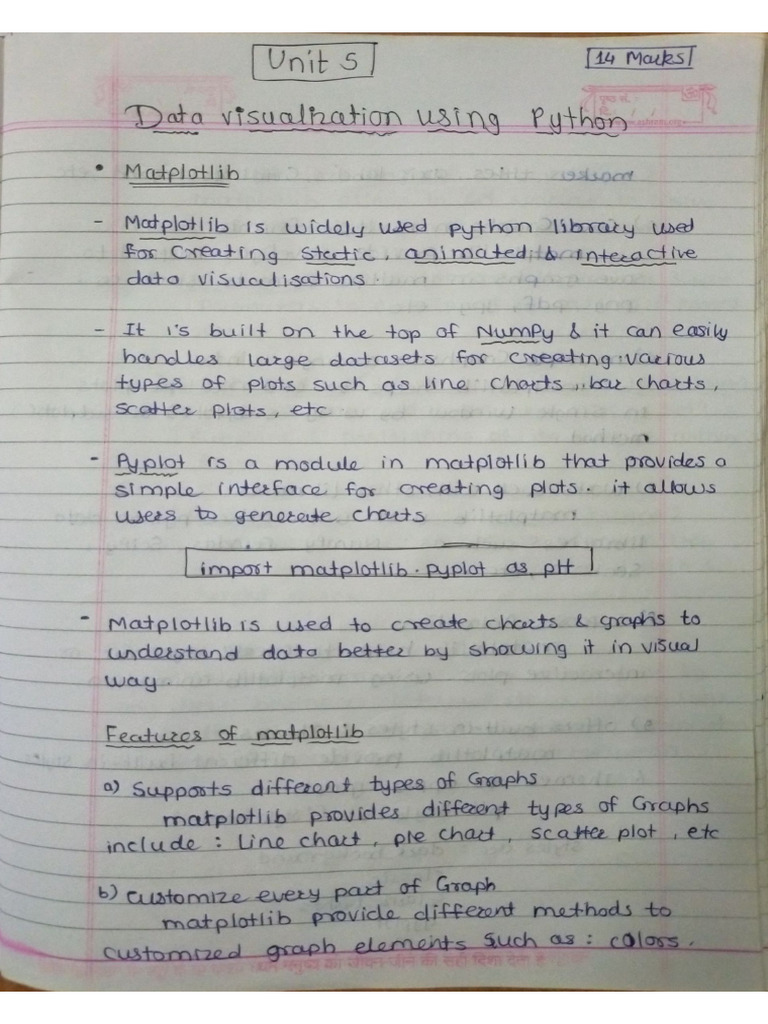 DAN UNIT 5 Unit Five Handwritten Notes | PDF