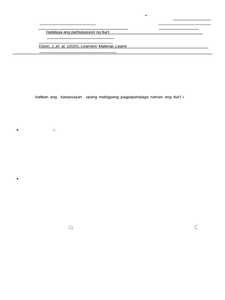 AP 5 Quarter 4 Week 5 Las 1 | PDF