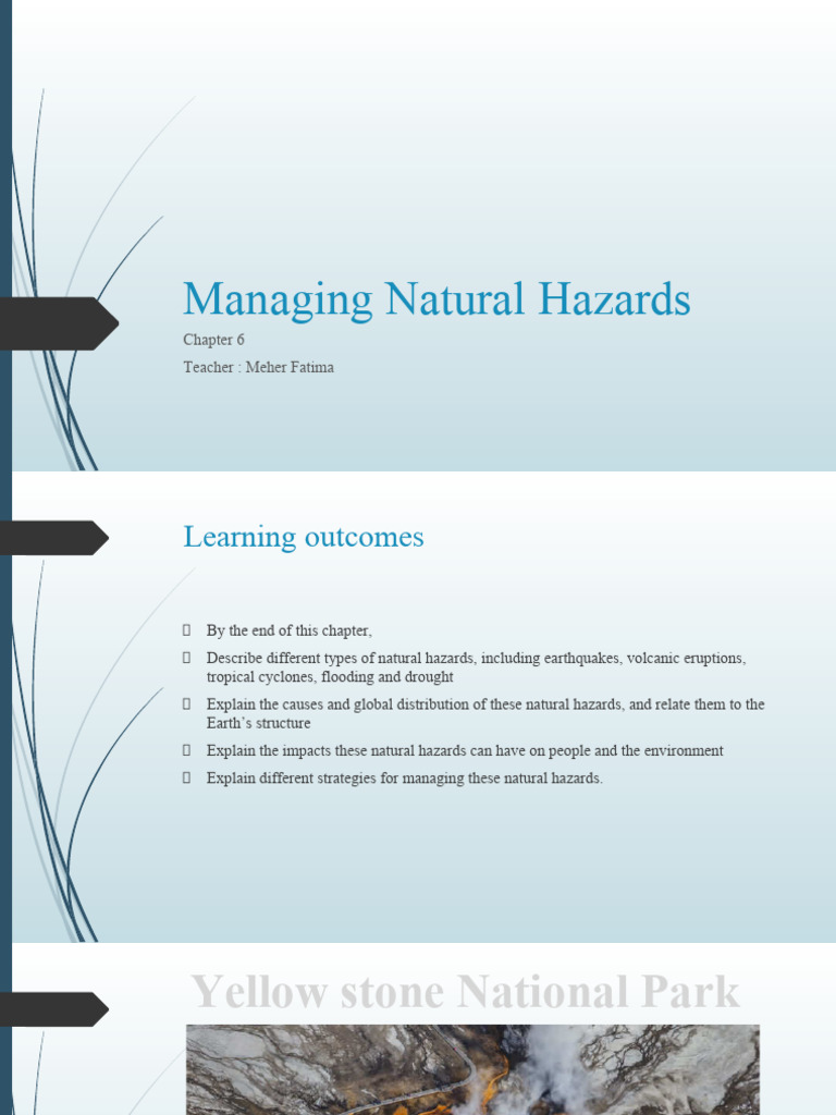 Managing Natural Hazards (2) | PDF | Plate Tectonics | Natural Disasters