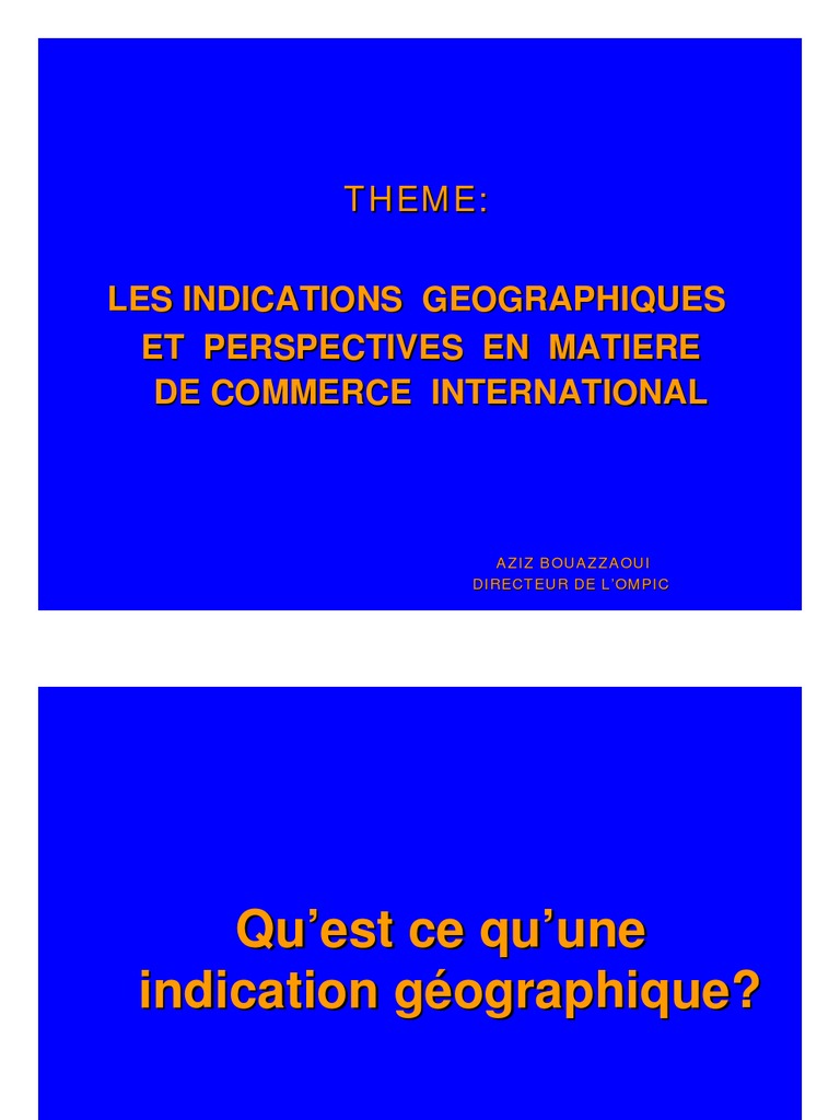 IGP Au Maroc | PDF | Vins | Vitis
