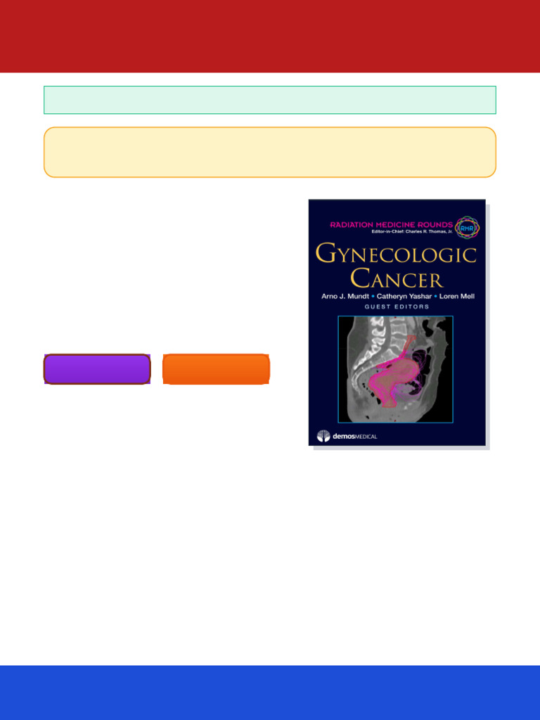 Gynecologic Cancer Radiation Medicine Rounds Volume 2 Issue 3 1st ...
