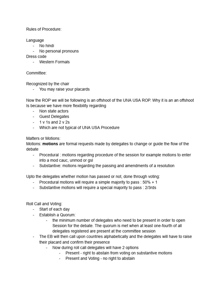 Minutes_ Committee Procedure | PDF | Committee | Group Decision Making