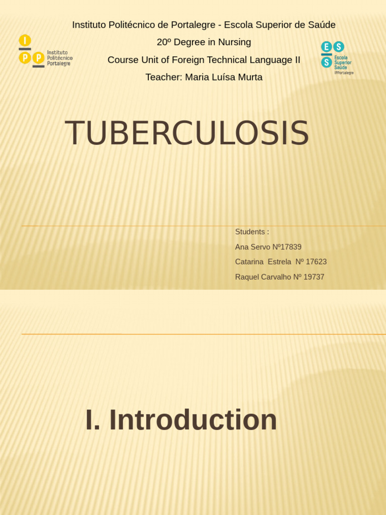 Tuberculosis Final | PDF