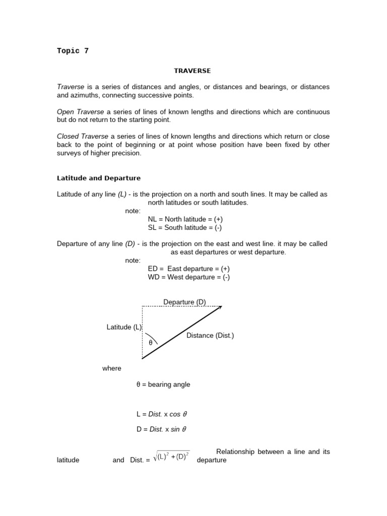 Topics 7-11. | PDF | Surveying | Geometric Measurement