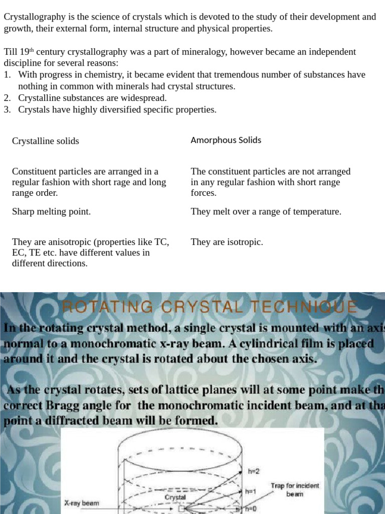 Solid state | PDF | Crystal Structure | Crystal