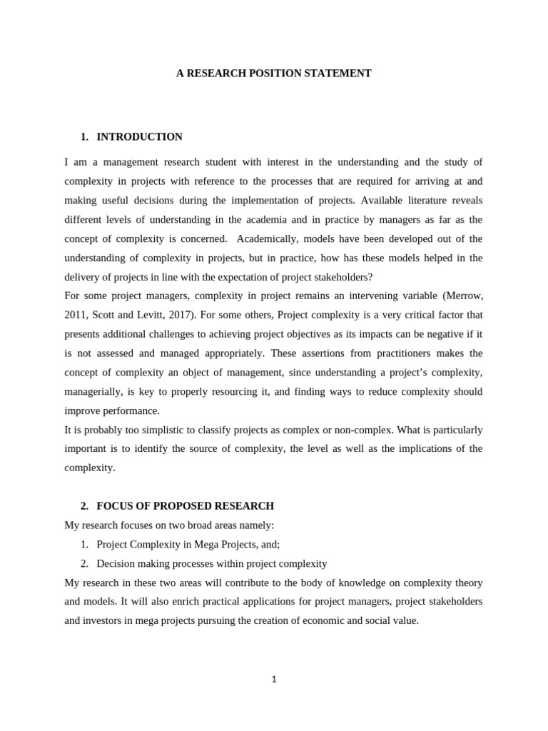 Understanding Complexity in Mega Projects | PDF | Complexity | Decision ...