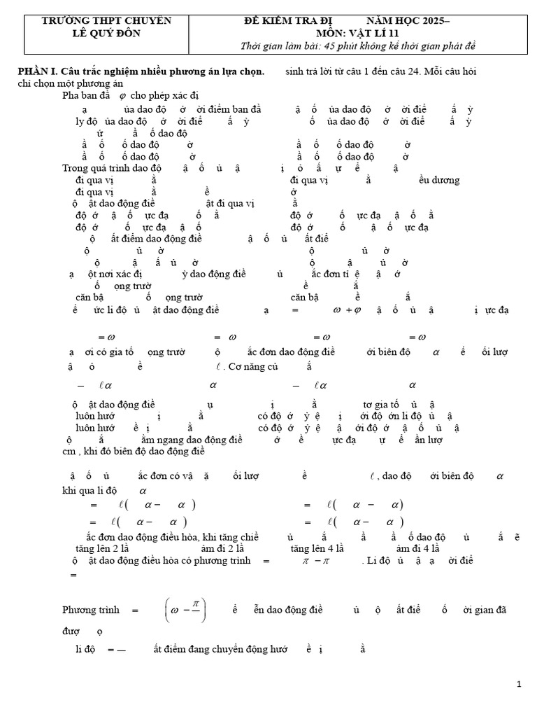 ĐỀ-KIỂM-TRA-11L1-11T2 | PDF