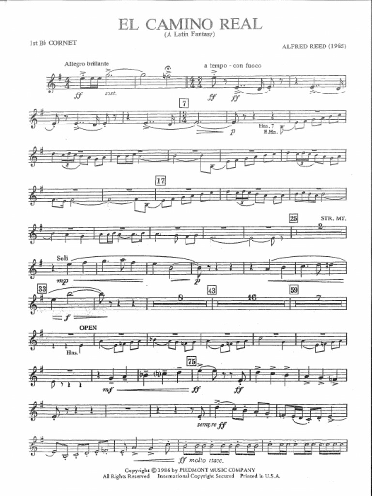 Brass & Perc Parts | PDF