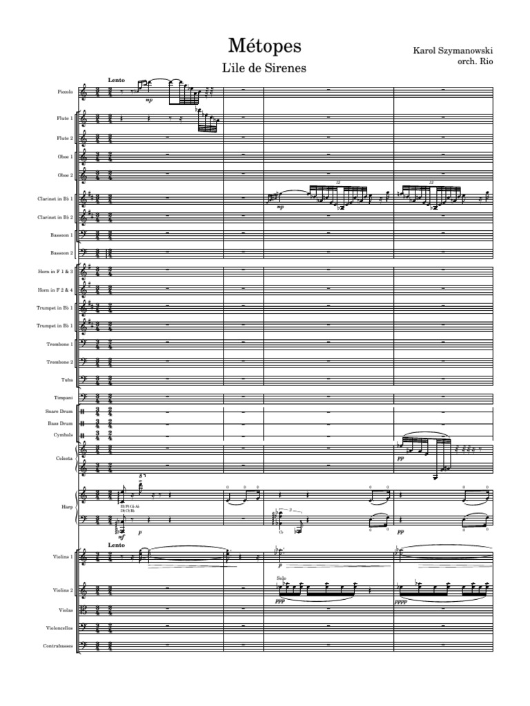 Athena | PDF | Orchestral Music | Classical Compositions
