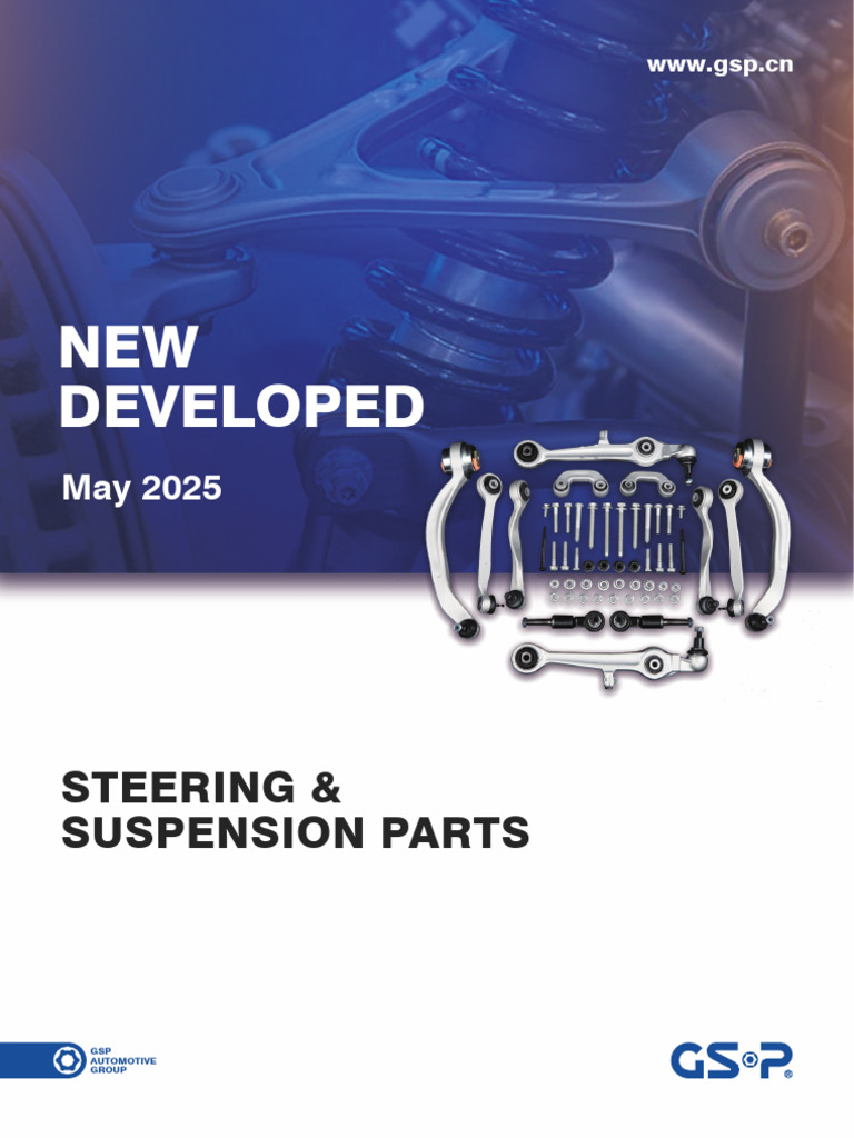 Gsp+Steering+and+Suspension+Parts+New+Developed+May+2025 | PDF | Four ...