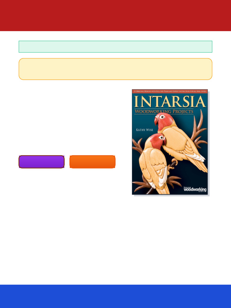 Intarsia Woodworking Projects 21 Original Designs with Full Size Plans ...