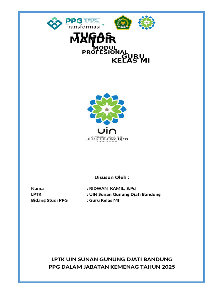 Modul PPG Guru Kelas MI 2025 | PDF