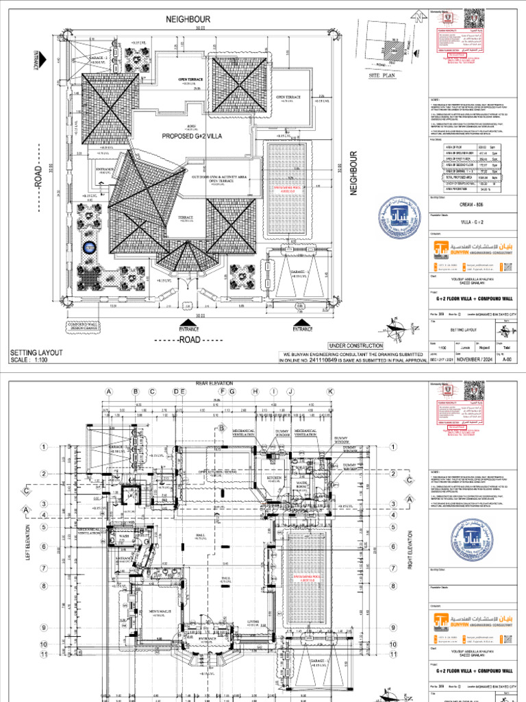 Rev-Approved Arch Drawings Nov-2024 | PDF
