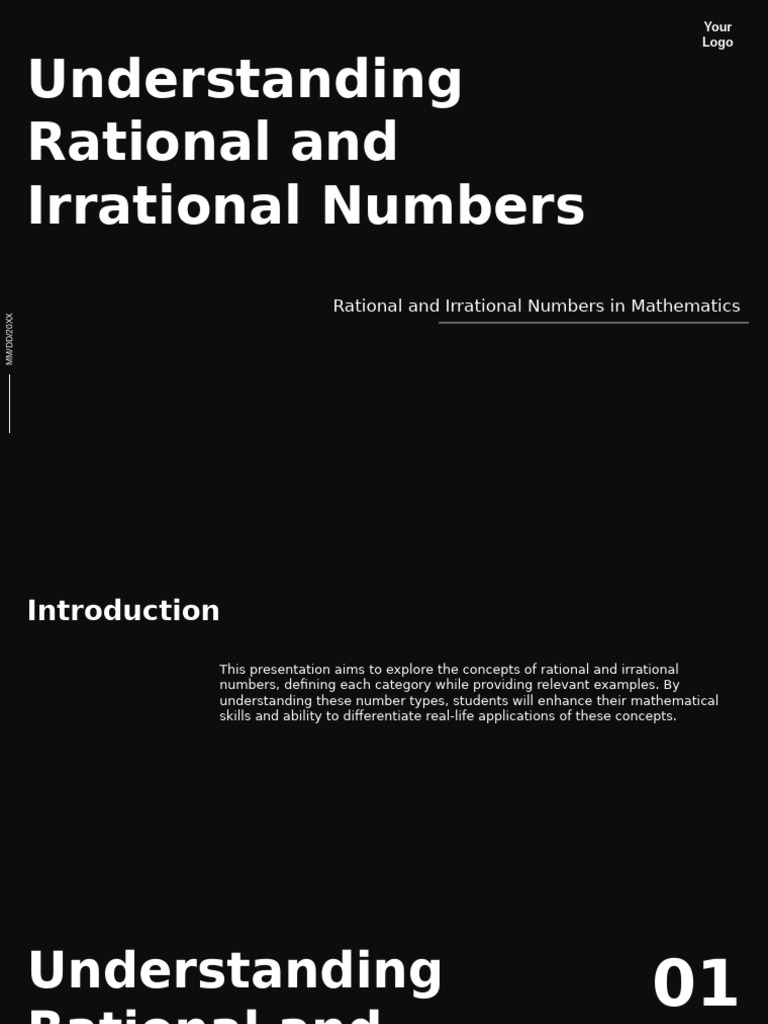 Understanding Rational and Irrational Numbers | PDF | Rational Number ...