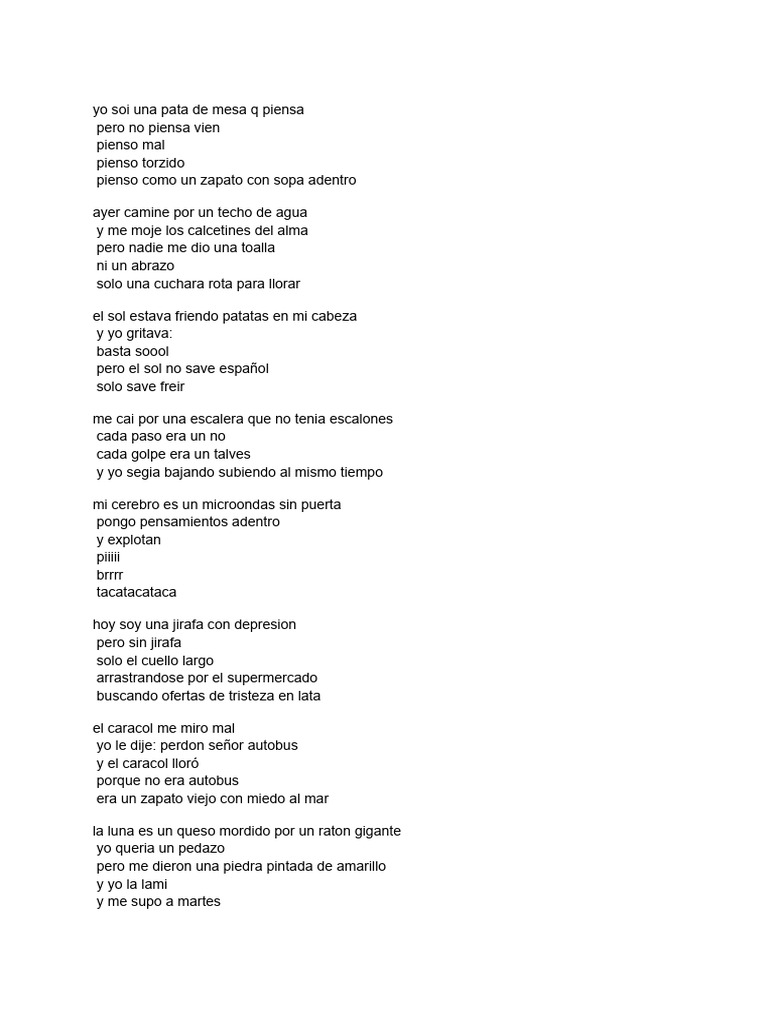 Un Poema Ia | PDF | Cocina