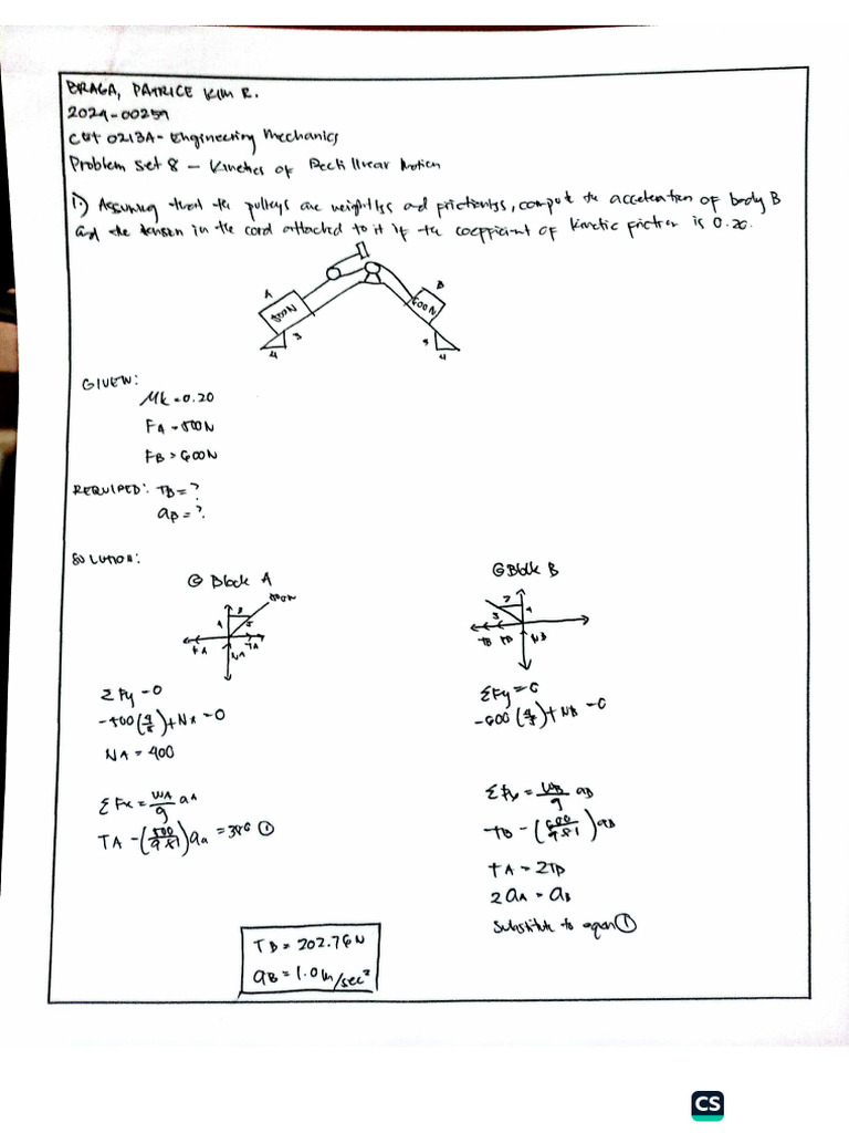 Braga - Patrice Kim - Problem Set No. 8 | PDF