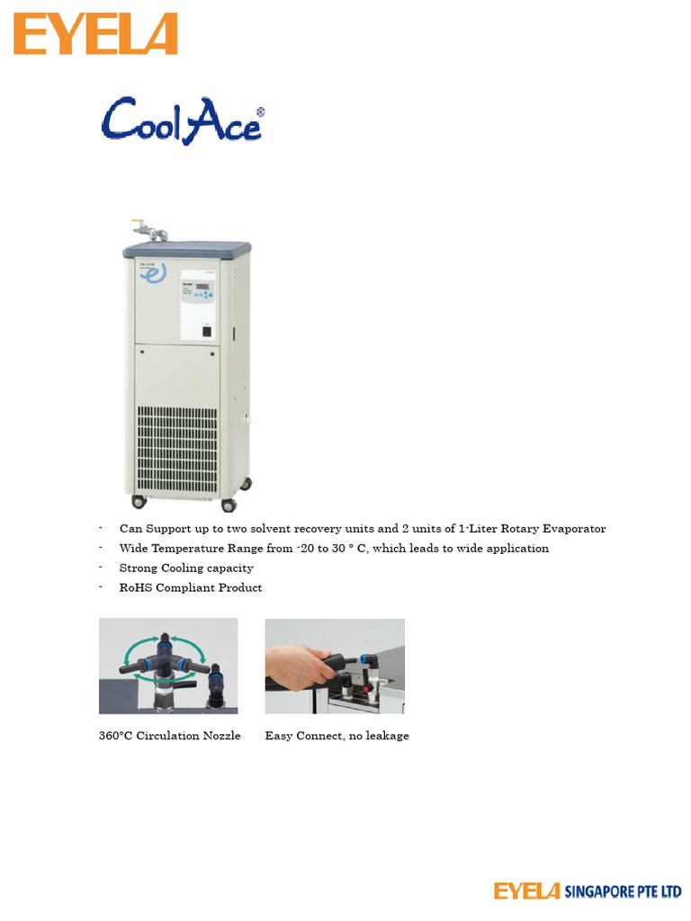 Low Temp Circulator CA-1116A Specs | PDF | Pump | Liquids