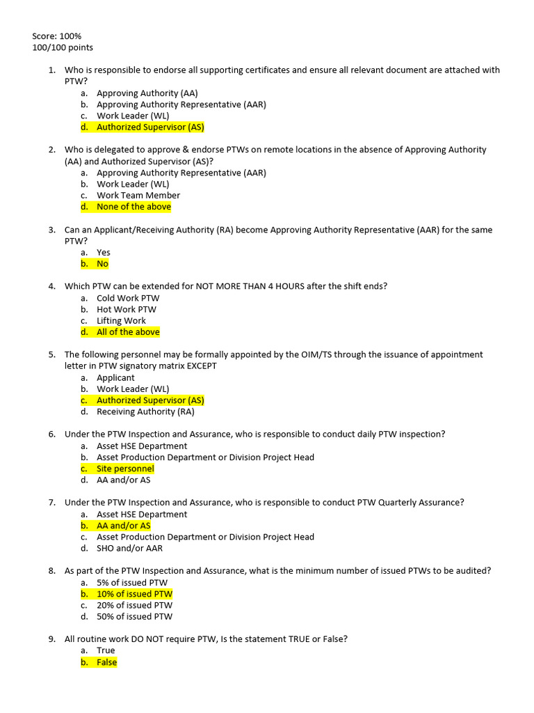 PTW test | PDF | Electrical Engineering | Electricity