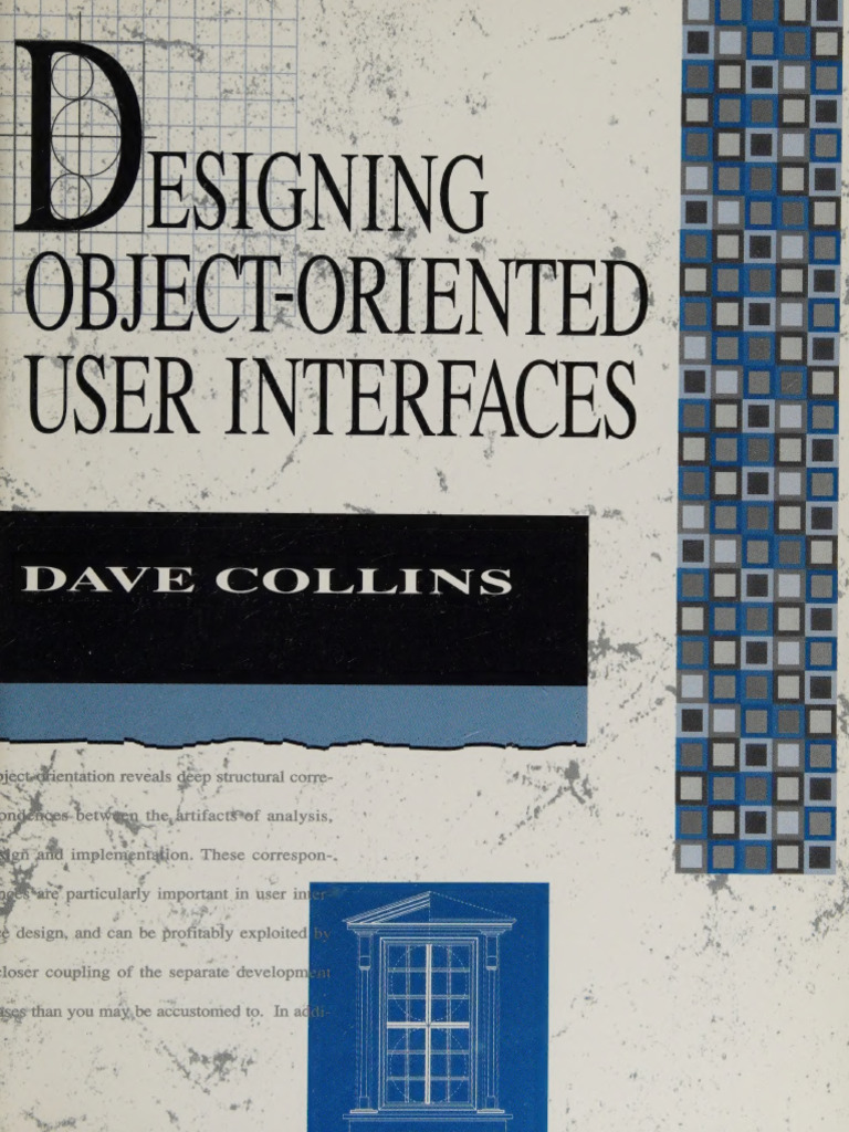 Designing Object-Oriented User Interfaces (Collins, Dave (David Hunter), 1943-) (Z-Library ...