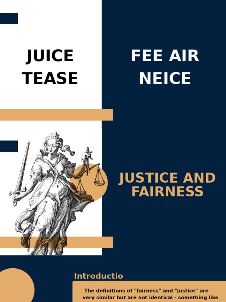Fairness and Justice Lesson 1 2 | PDF | Egalitarianism | Justice