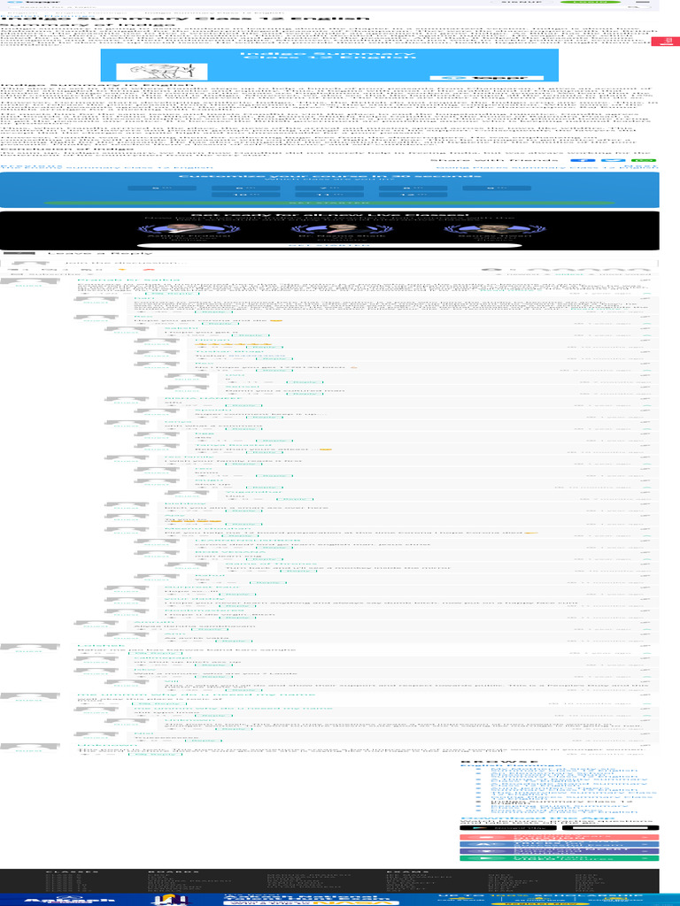 Indigo Summary Class 12 English English Flamingo | PDF | Mahatma Gandhi