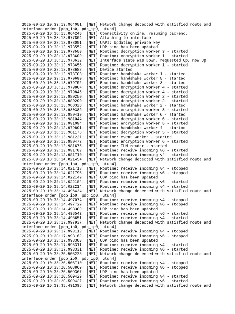 wireguard-log-2025-10-02T145303Z | PDF | Encryption | Security Technology