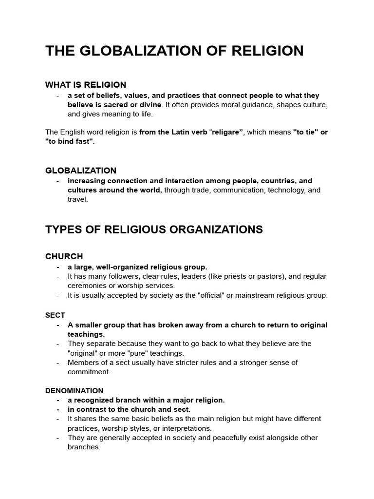 Globalization's Impact on Religion | PDF | Religious Pluralism | Allah
