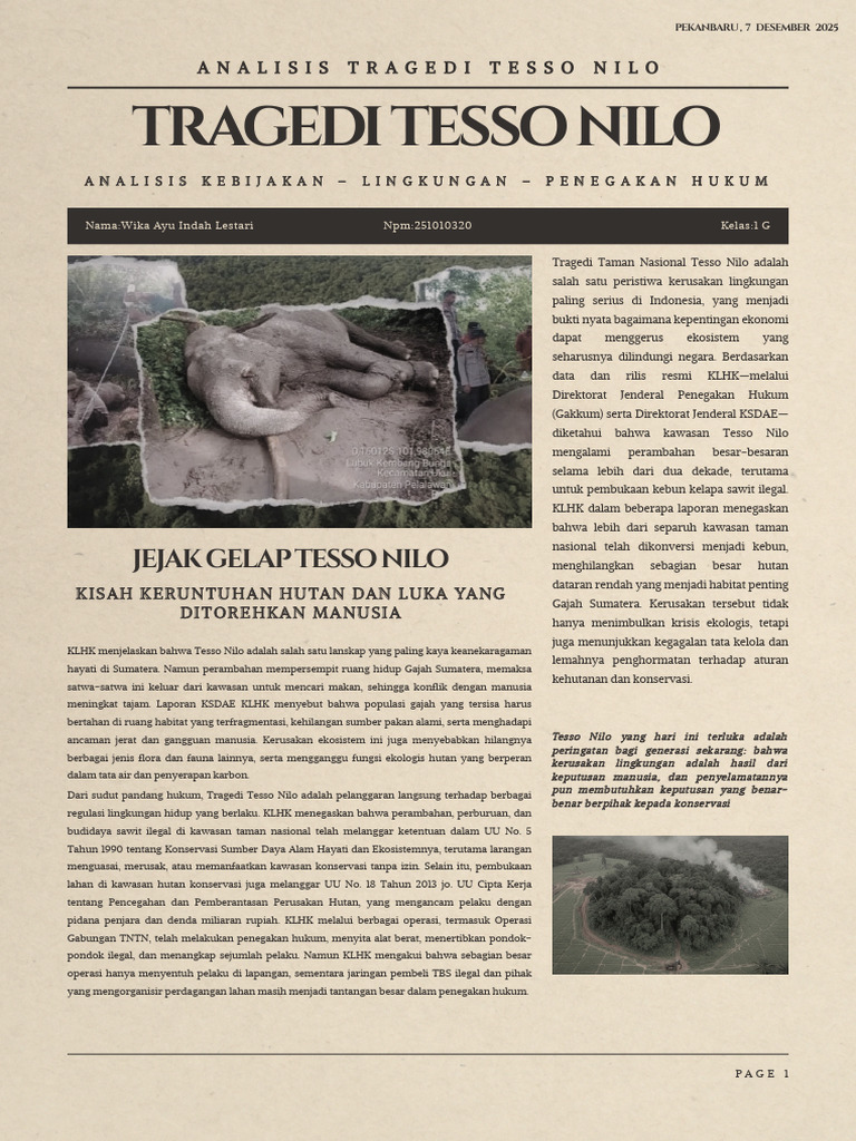 Hutan Tesso Nilo | PDF