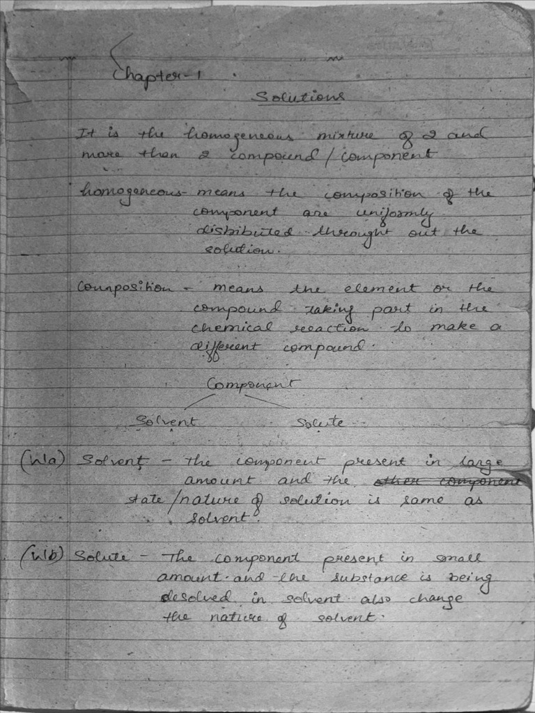 Chapter 1 Chemistry | PDF