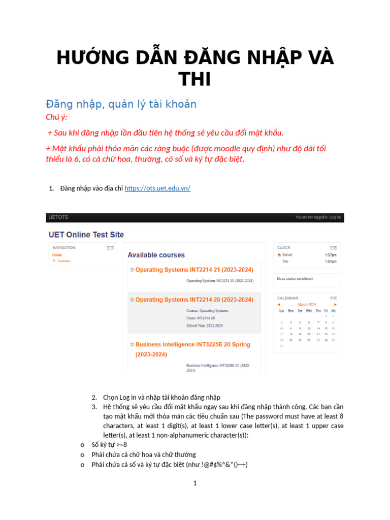 Huong Dan Dang Nhap SEB2024 | PDF