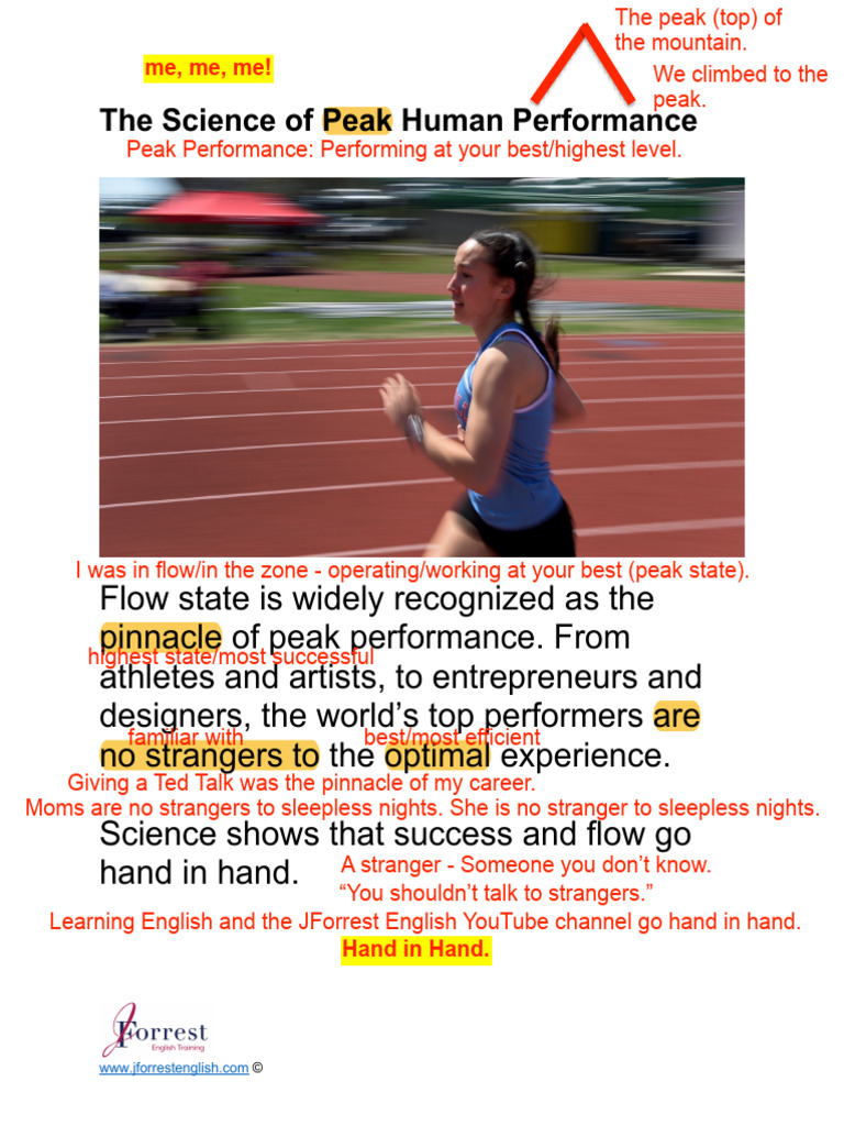 The Science of Peak Performance by JForrest English | PDF | English ...