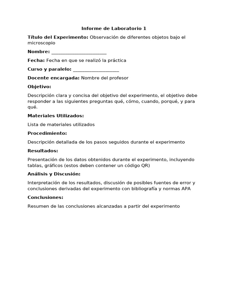 Formato de Informe | PDF