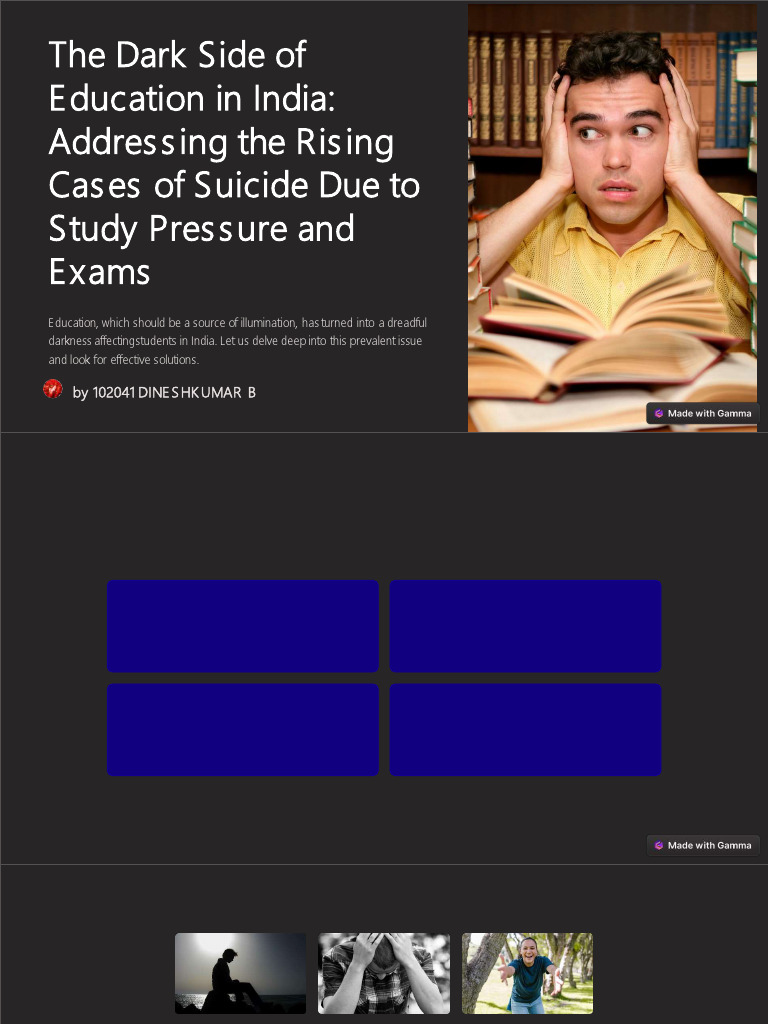Education Crisis: Student Suicides in India | PDF | Mental Health ...