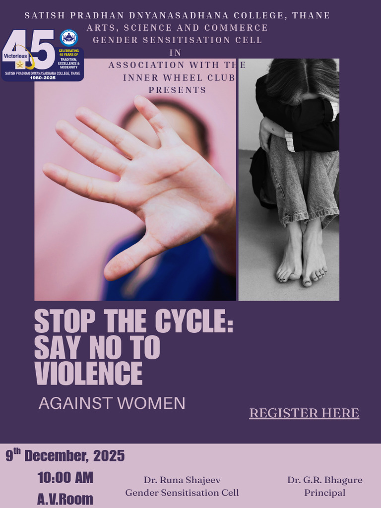 Brochure Say No To Violence Gender Cell | PDF