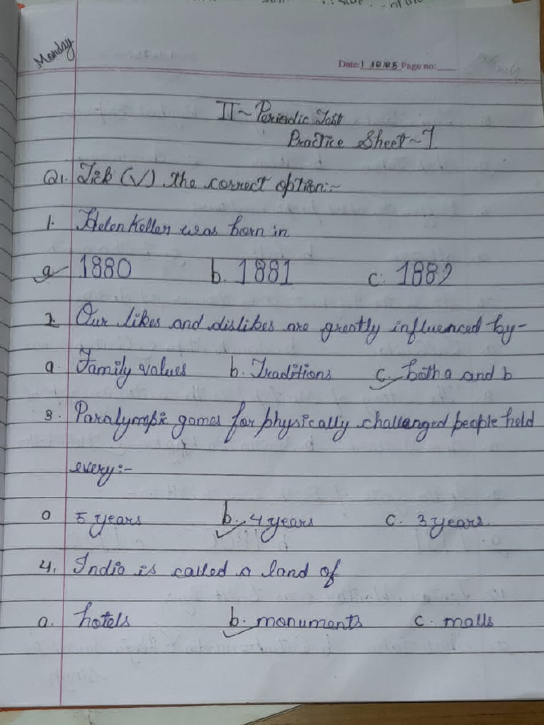 EVS Practice Sheet 1 | PDF