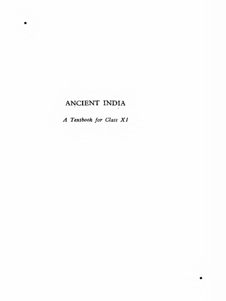 Ancient India: Class XI Textbook Overview | PDF | Himalayas
