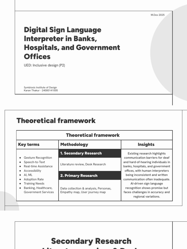 Digital Sign Language Interpreters for Accessibility | PDF | Language ...