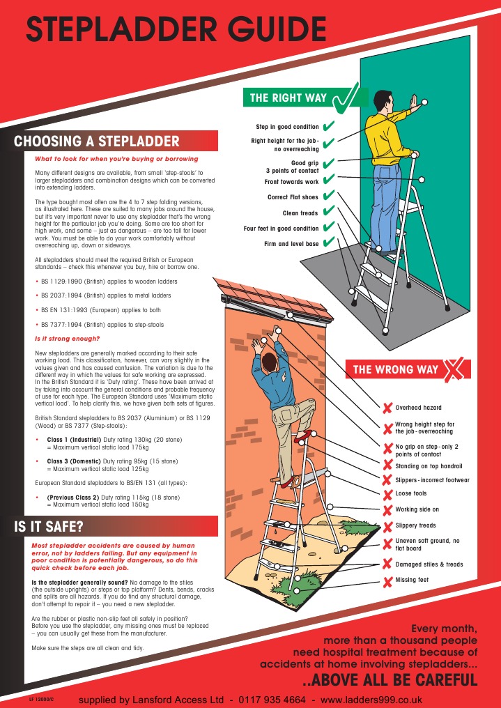 Ladd Step Safety Guide 1 | PDF | Ladder | Nature