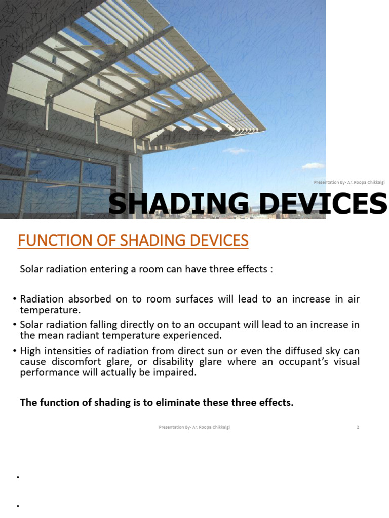 Shadingdevices 170323102440 | PDF | Window | Sun