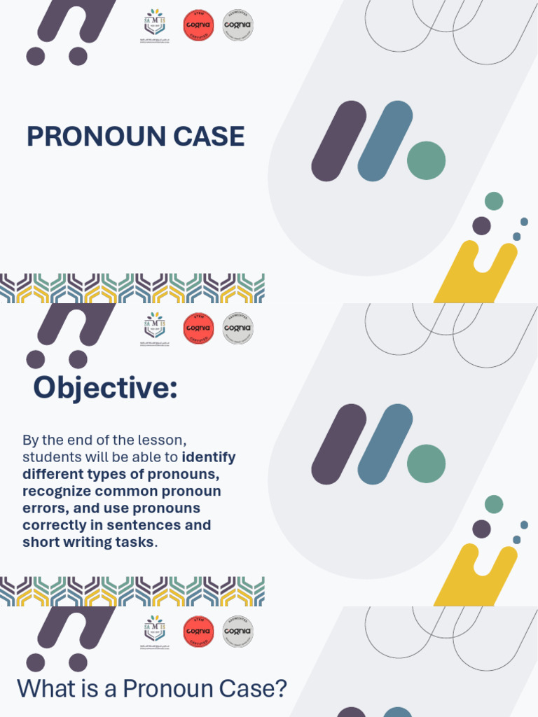 Pronoun Case. | PDF