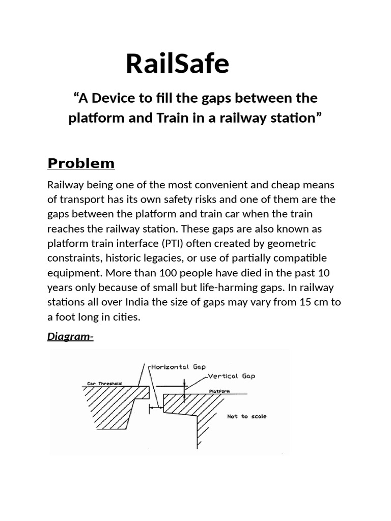 RailSafe: Platform Gap Safety Solution | PDF