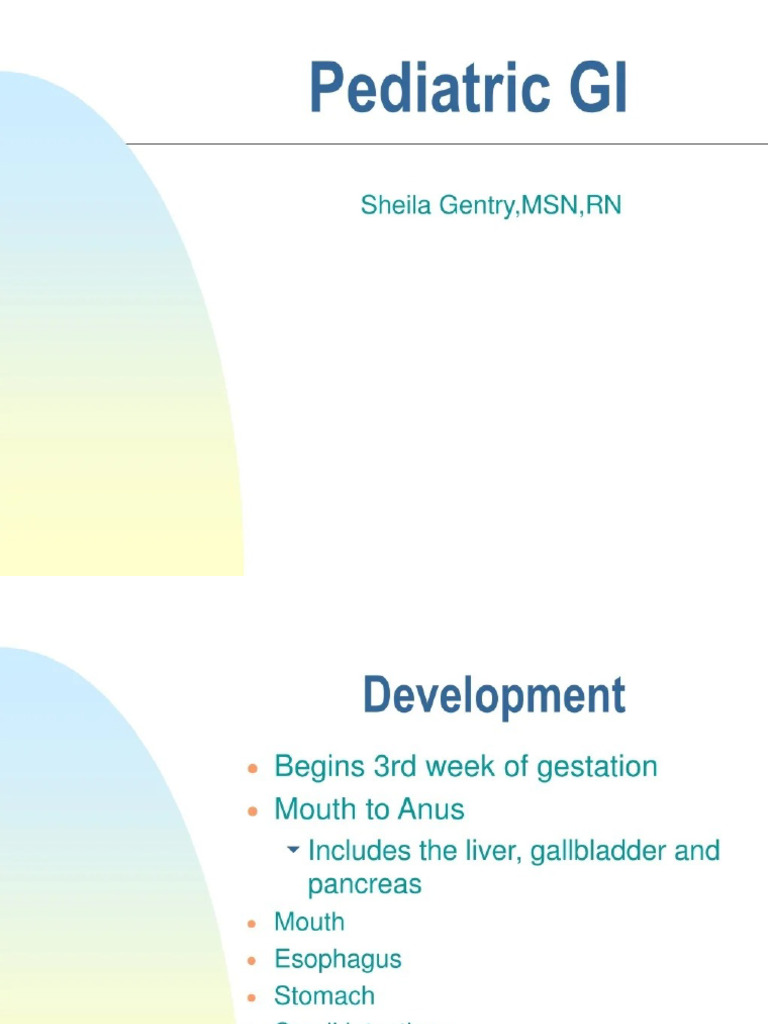 Pediatric-GI | PDF