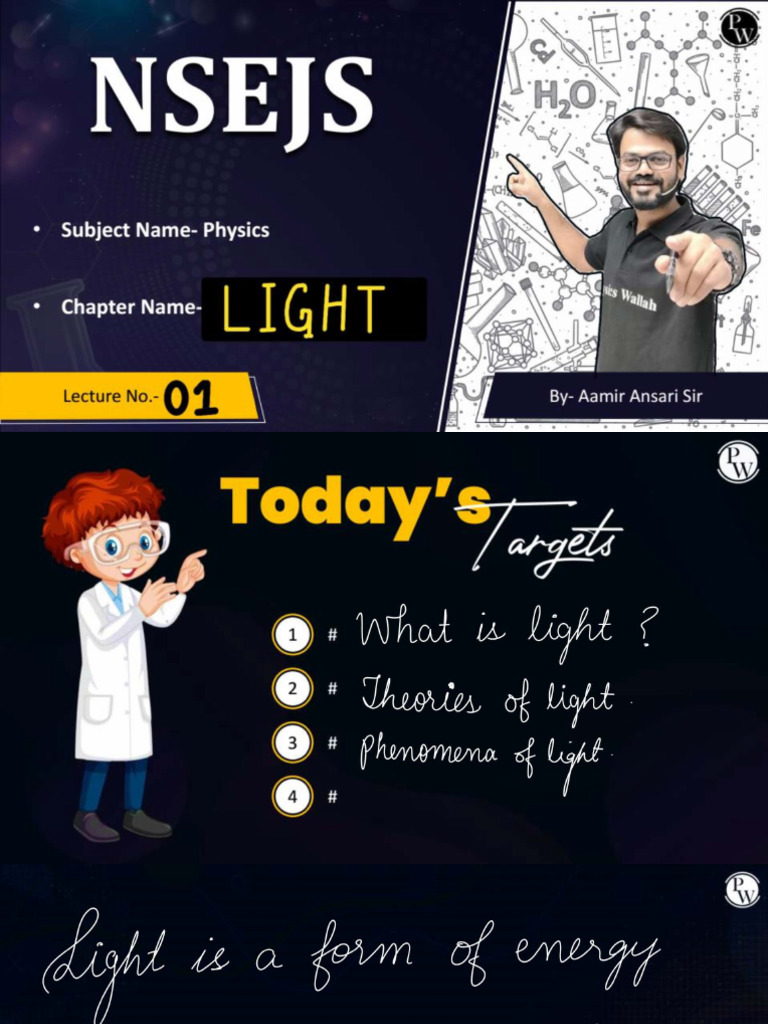 Light 01 Class Notes | PDF